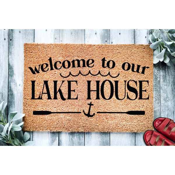 Lake House Doormat - Etsy
