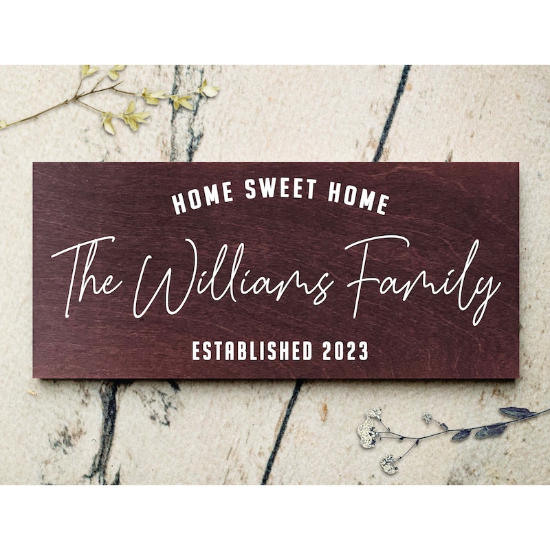 Large Family Sign - Etsy