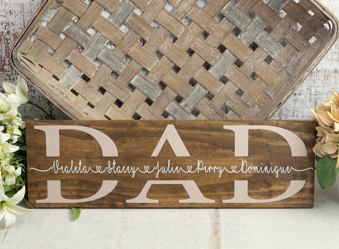 Dad Fathers Day Gift Dad Sign Gift for Dad Rustic Sign - Etsy