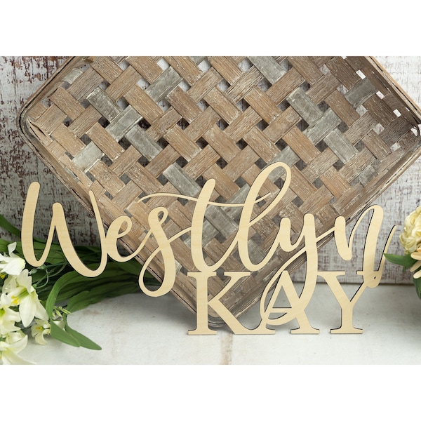 Laser Cut Names - Etsy