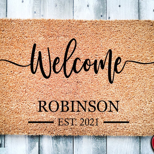 Personalized Doormat Custom Doormat Housewarming Gift - Etsy