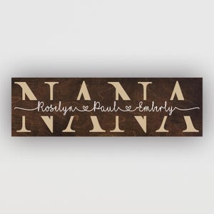 Nana Mothers Day Gift - Nana Sign - Gift for Nana - Rustic Sign for ...