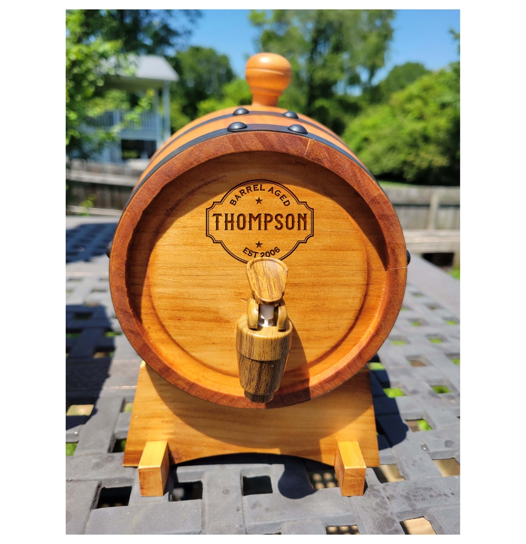 Personalized Engraved Whiskey Barrel - Father's Day Gift - Fathers Day ...