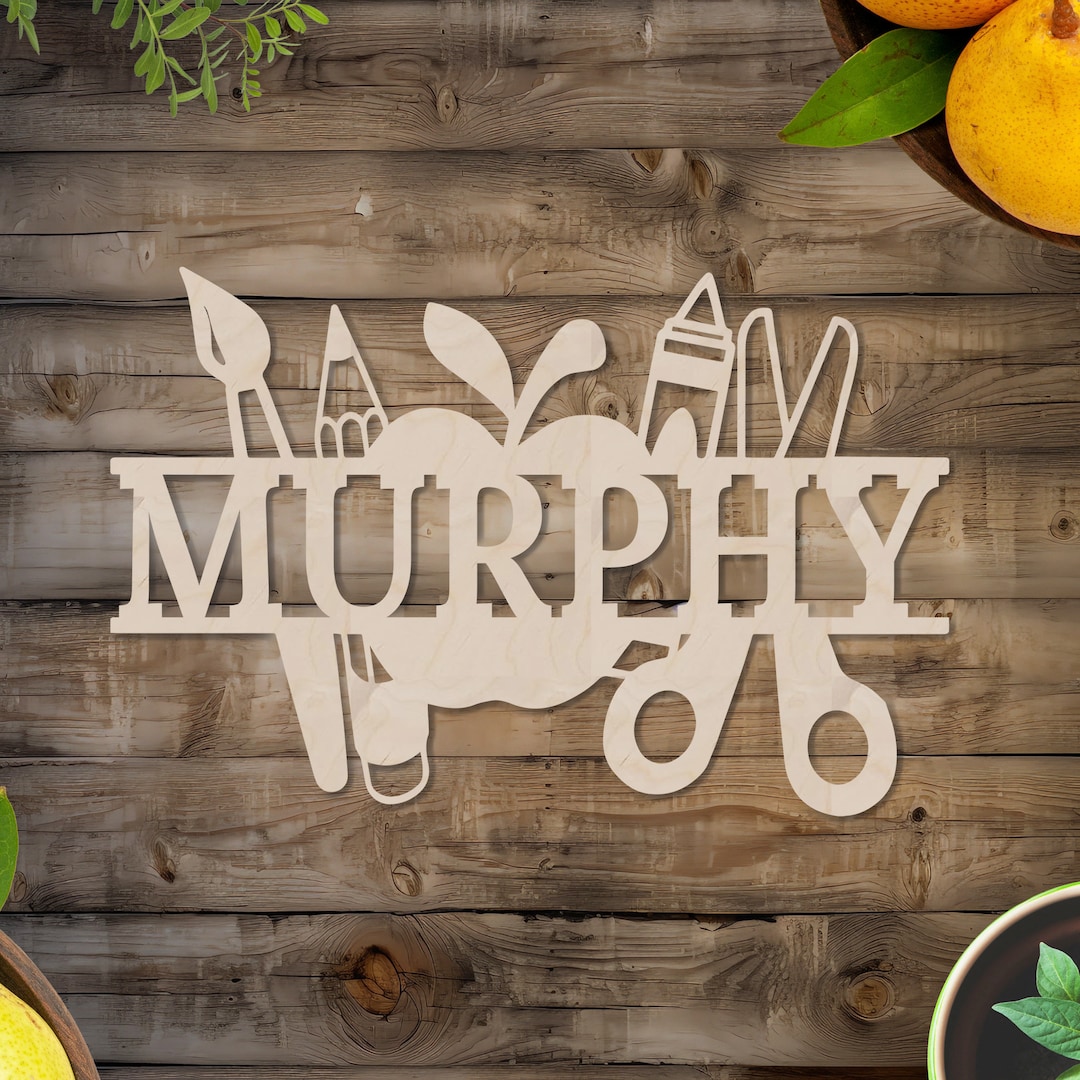 Personalized Teacher Name Sign - Custom Classroom Decor - Unique ...