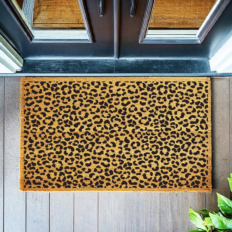 Leopard Door Mat - Etsy