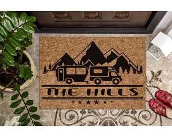 Custom Camper Mat, Camping RV Mat, Custom Camping Gift, Custom RV ...