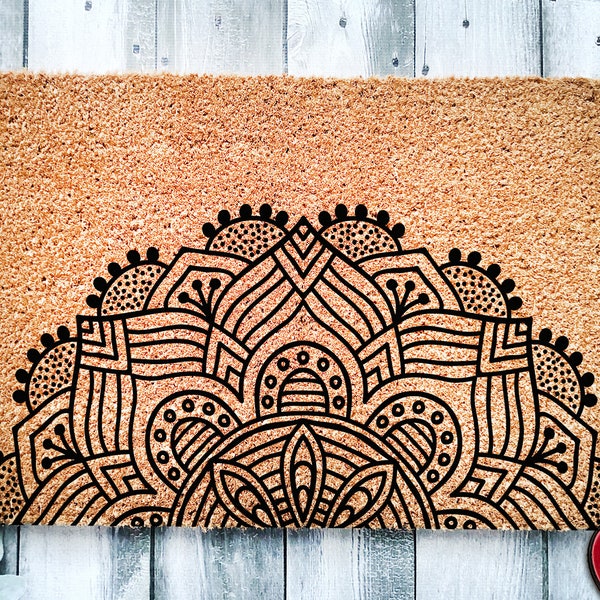 Boho Door Mat - Etsy