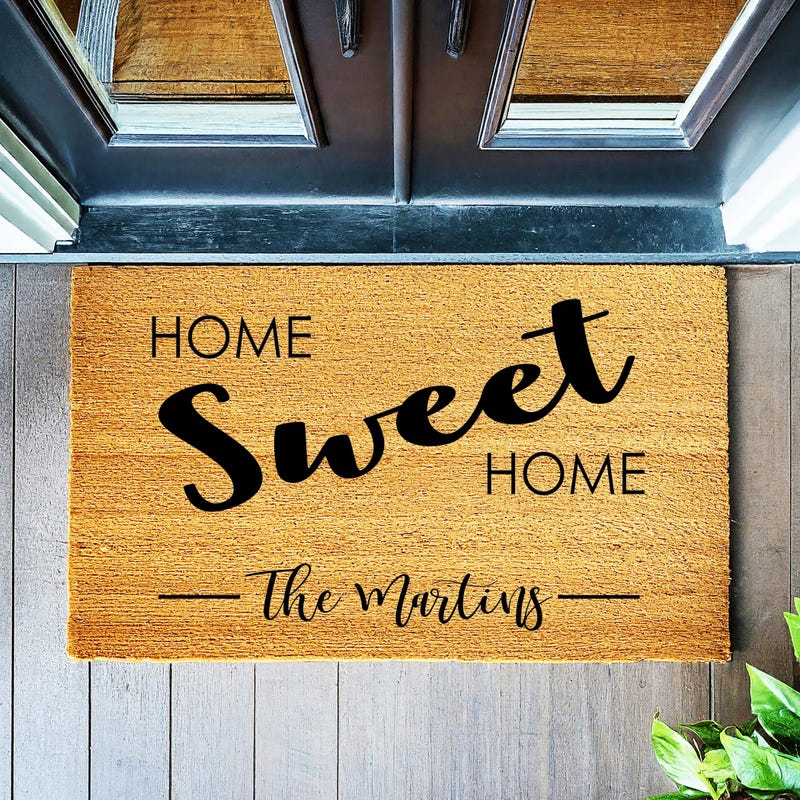 Custom Welcome Mat - Etsy