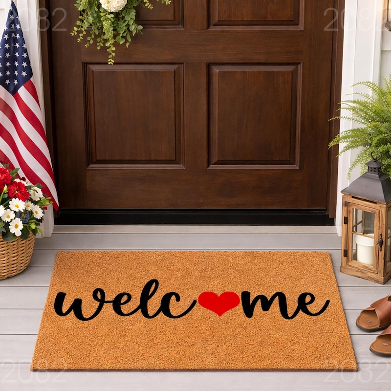 Cute Valentine Doormat - Etsy