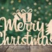 Merry Christmas Wood Sign: Cutout Door and Wall Decor 7153 - Etsy