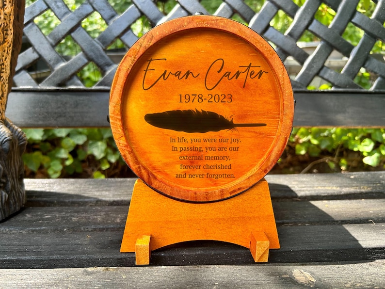 Personalized Whiskey Barrel Urn: Memorial Gift for Human Ashes 7112 - Etsy
