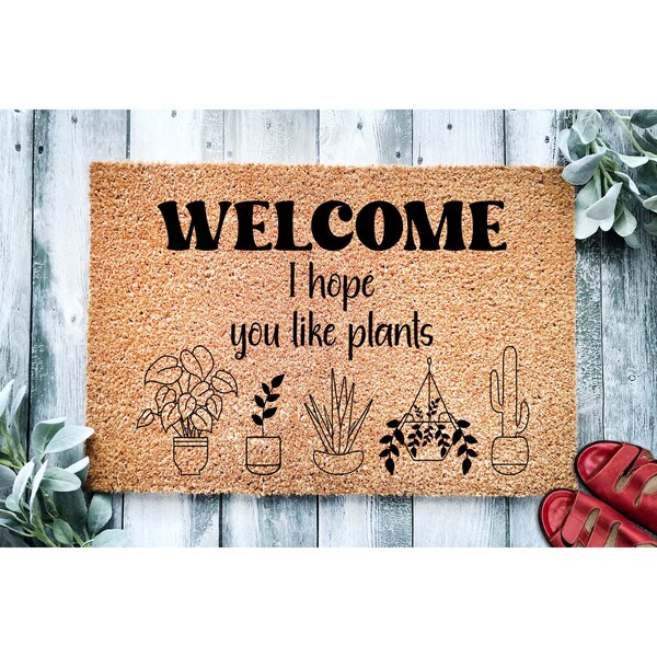 Plant Doormat - Etsy