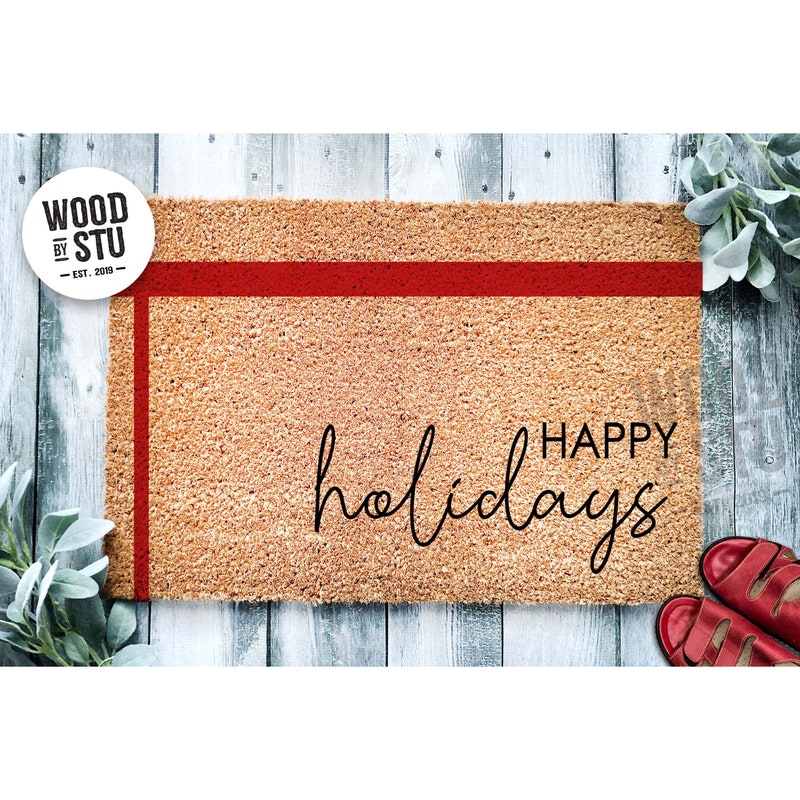 Holiday Doormat - Etsy