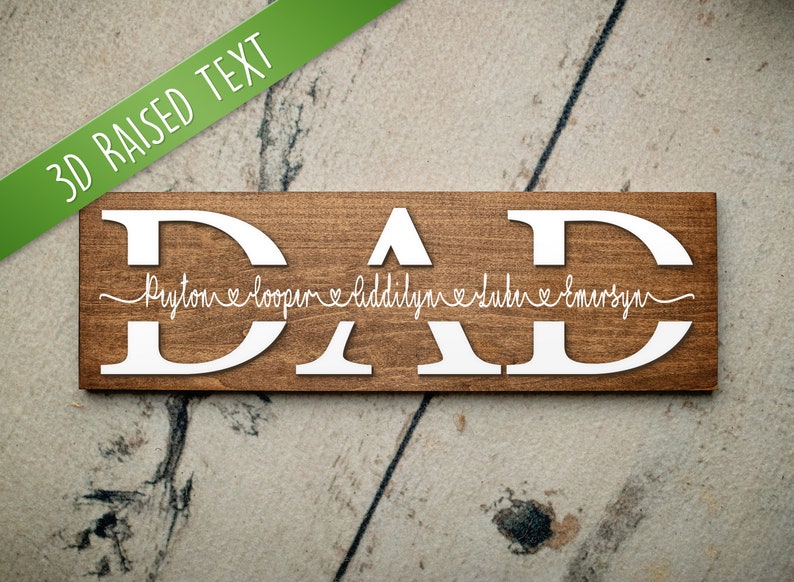 Fathers Day Gift Dad Sign Gift for Dad Sign for Dad - Etsy