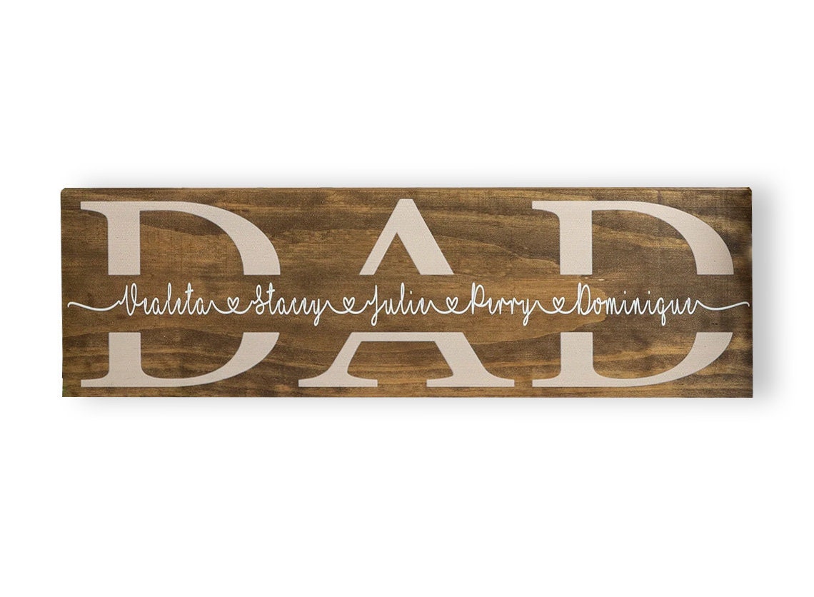 Dad Fathers Day Gift Dad Sign Gift for Dad Rustic Sign - Etsy