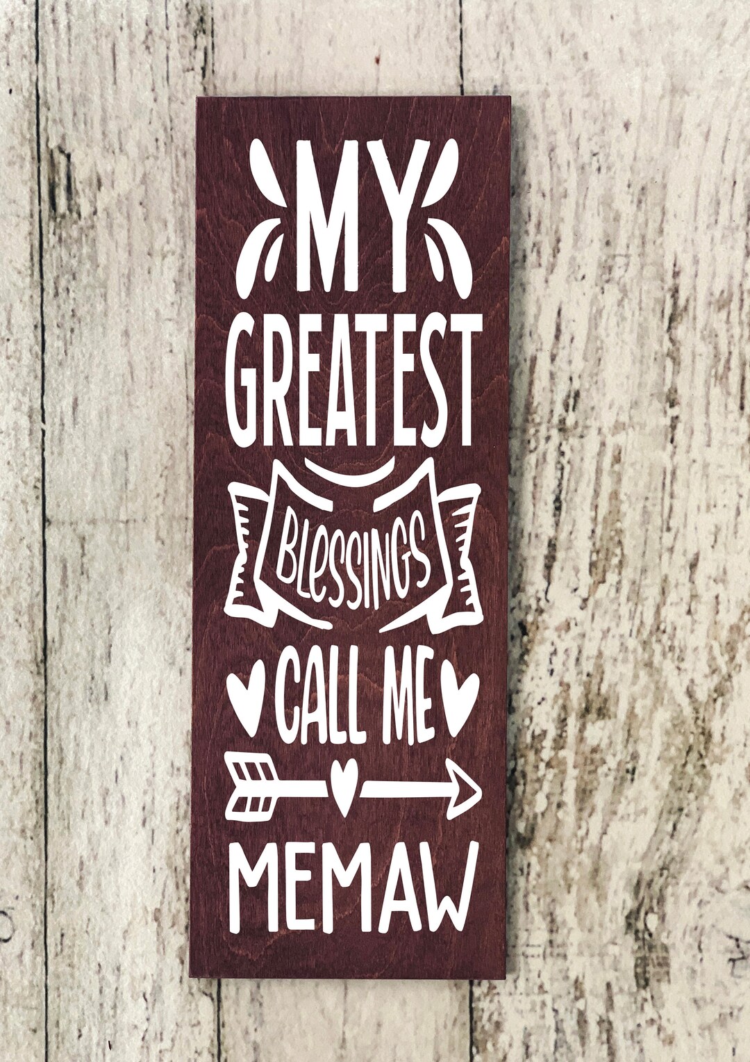 Personalized My Greatest Blessing Call Me Memaw Gift - Etsy