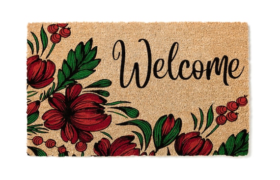 Red Welcome Mat