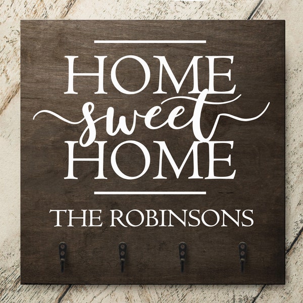 Home Sweet Home Key Holder - Etsy