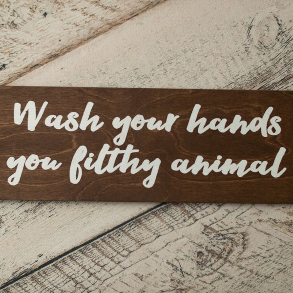 Wash Your Hands Ya Filthy Animal Christmas - Etsy