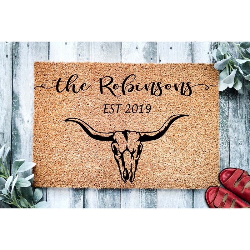 Texas Doormat - Etsy