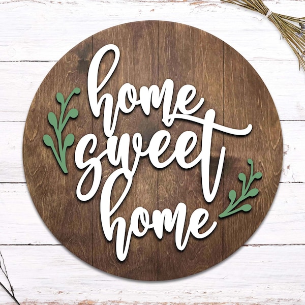 Outdoor Home Sweet Home Sign - Etsy