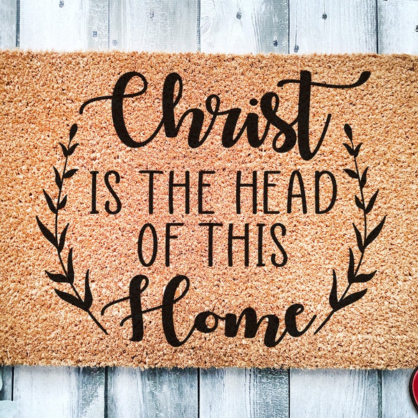 Front Door Mat With Verse - Etsy