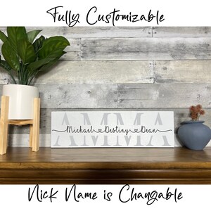 Amma Sign - Mother's Day Gift for Amma - Personalized Mothers Day Gift ...