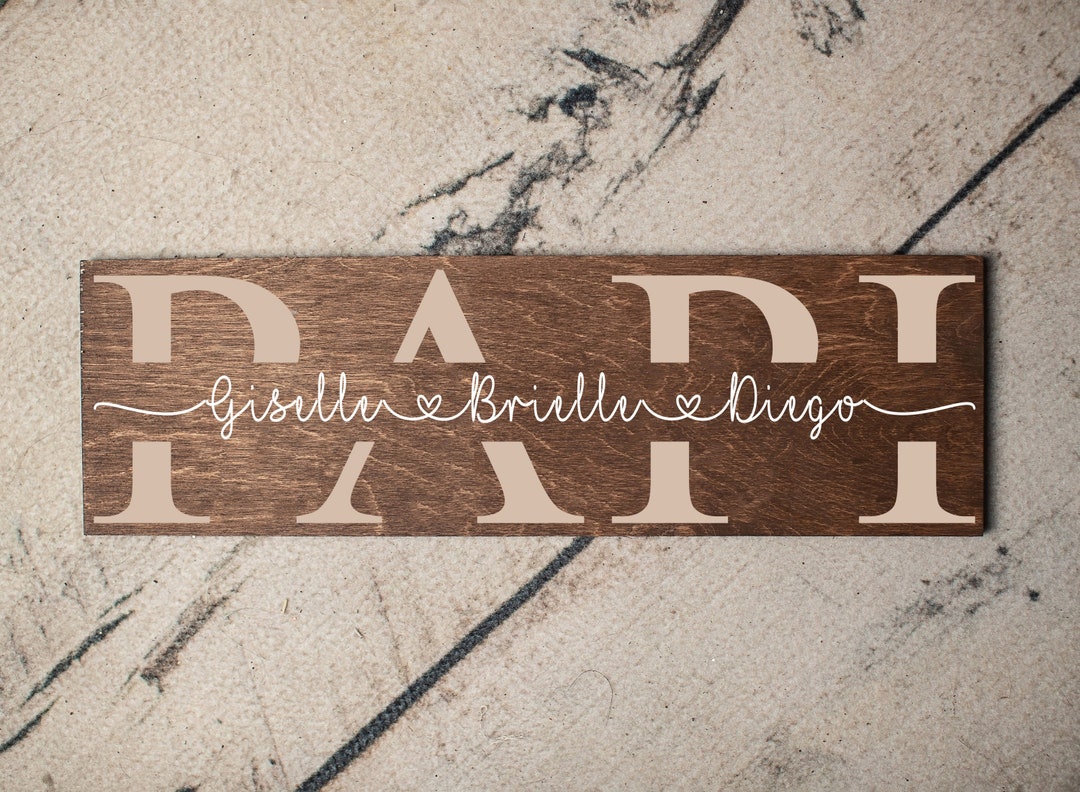 Papi Fathers Day Gift Papi Sign Gift for Papi Rustic - Etsy