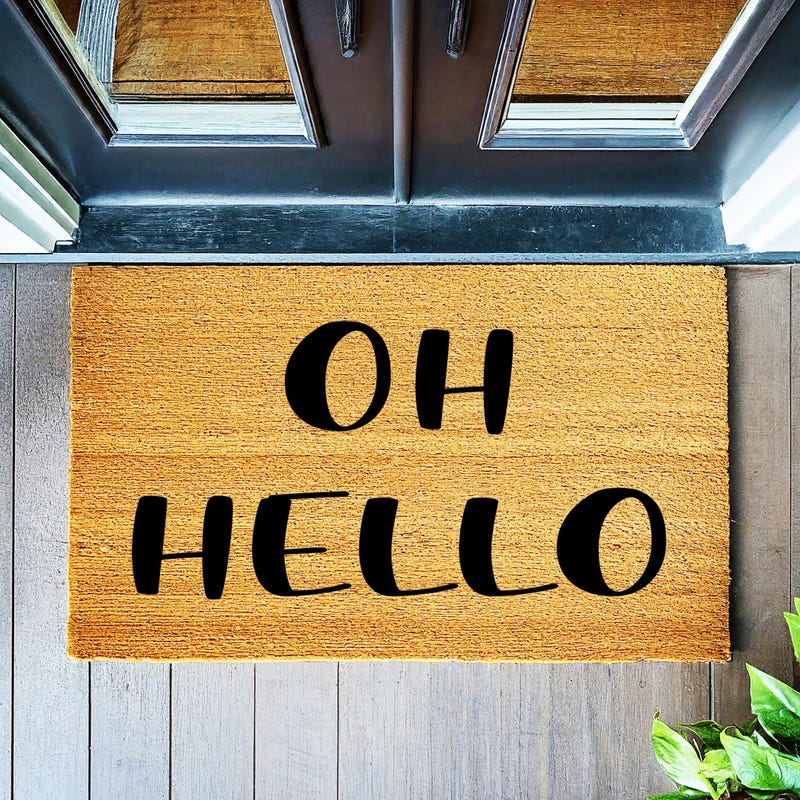 Oh Hi Rug - Etsy