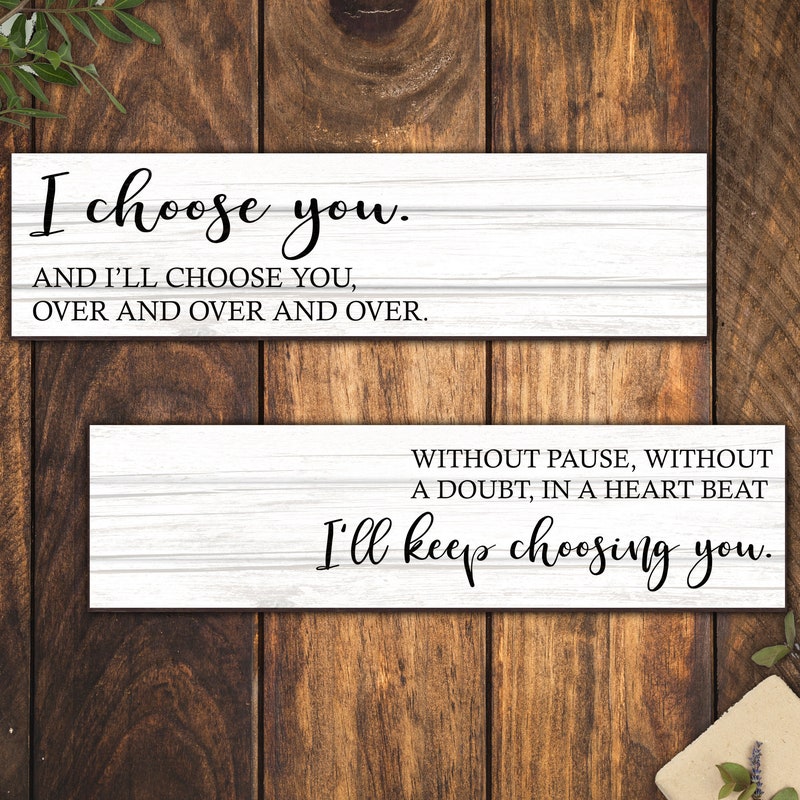 I Choose You - Etsy