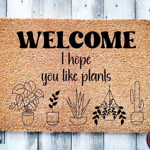 Plant Doormat - Etsy