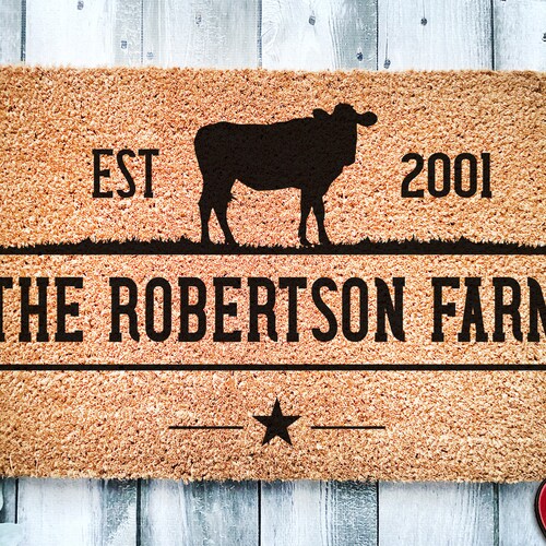Baby Sheep Door Mat Farm Animal Custom Farmhouse Doormat - Etsy
