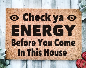 Check Your Energy Before You Come in My Shit-evil Eye Evil - Etsy