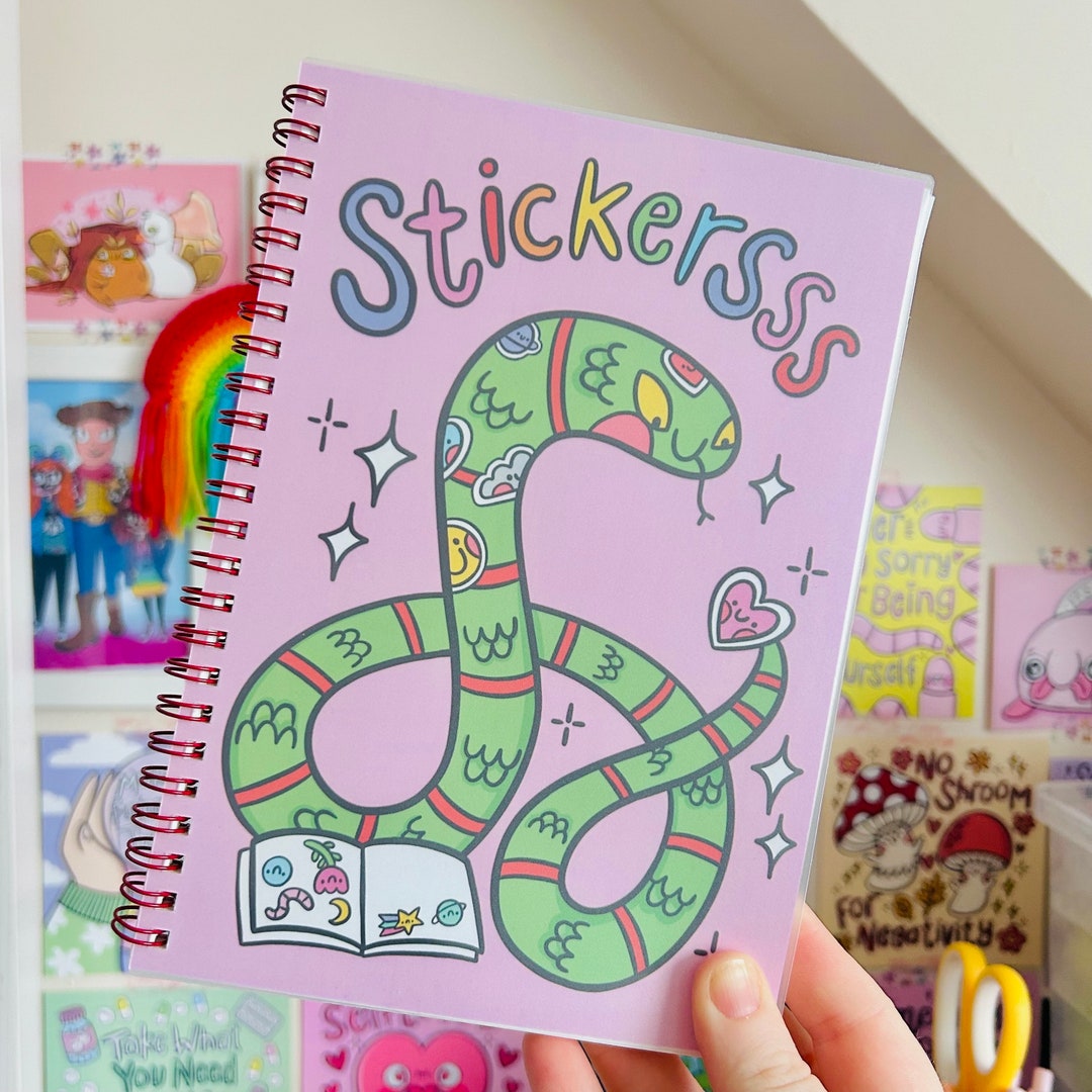 Sid the Snake Reusable Sticker Book Sticker Release Collector Hoard ...