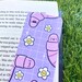 Worms Bookmark Wormy Pastel Wildlife Nature Illustrated Cute Bookmark ...