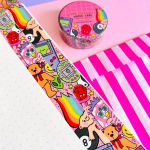 90s Nostalgia Washi Tape - Toys - 1990s - Furby - Childhood ...