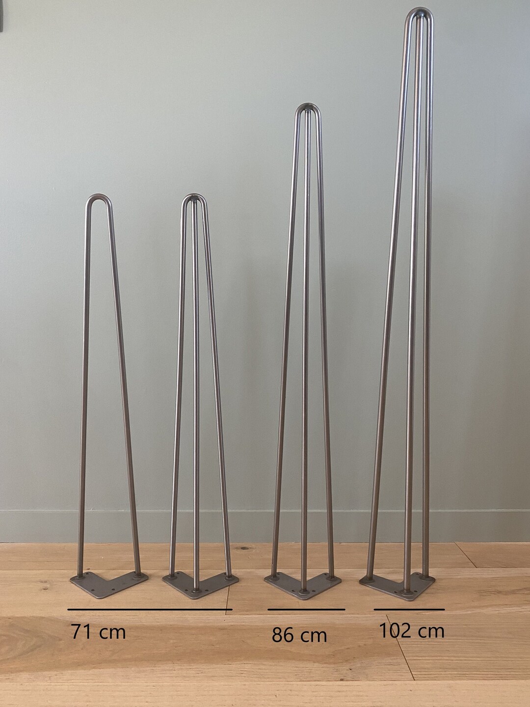 1 Metal Pin Foot 71cm / 86cm / 102cm - Etsy UK