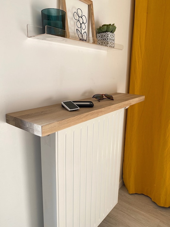 Étagère pour radiateur en chêne massif sans fixation murale | Etsy France
