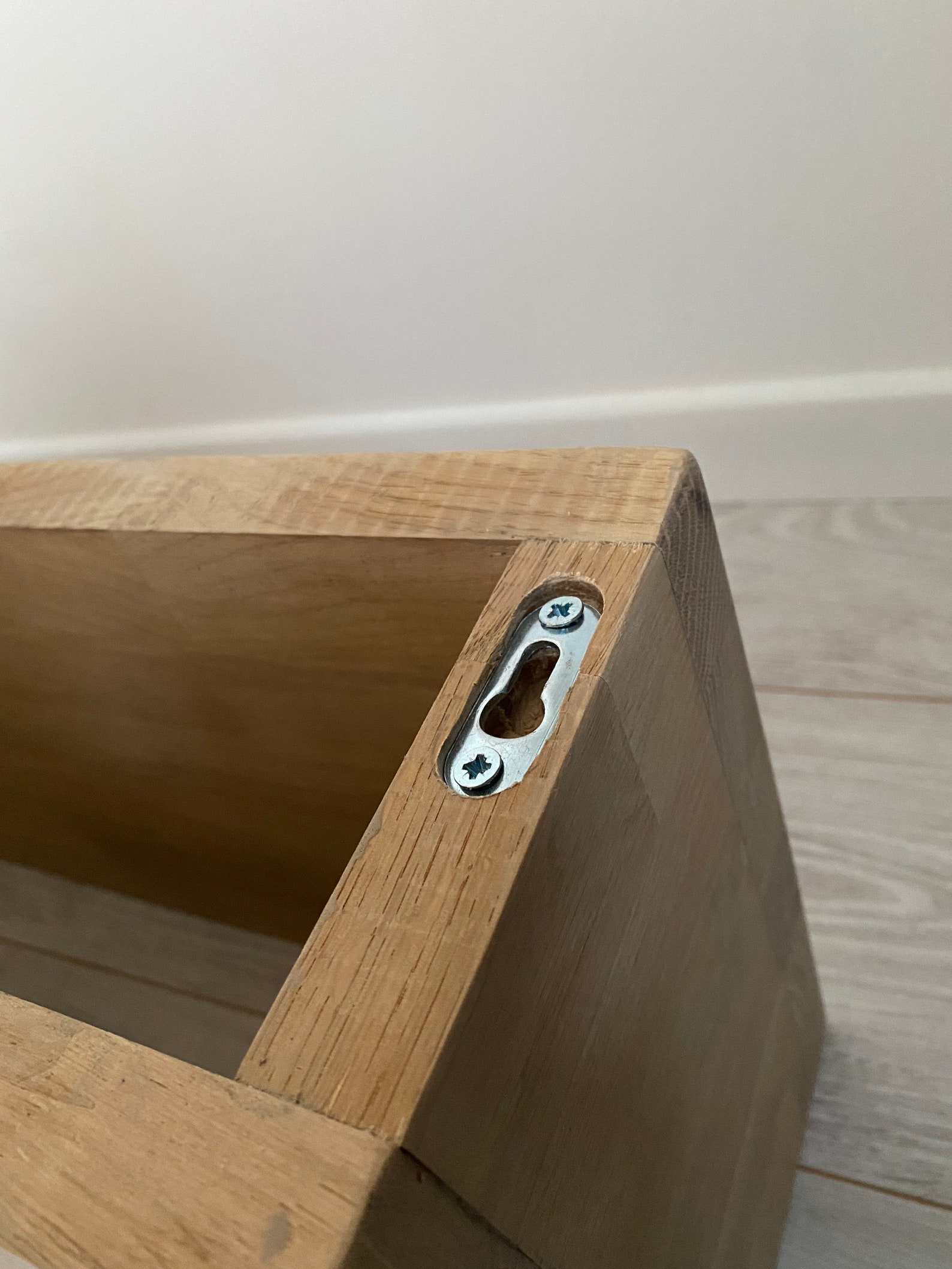 Console / Meuble TV / Etagere flottante en chene - Etsy France