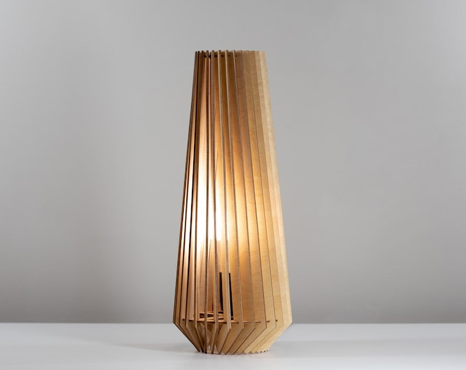 PINE Wood Table Lamp / Table Lamp / Modern Lamp / Wood Lamp - Etsy