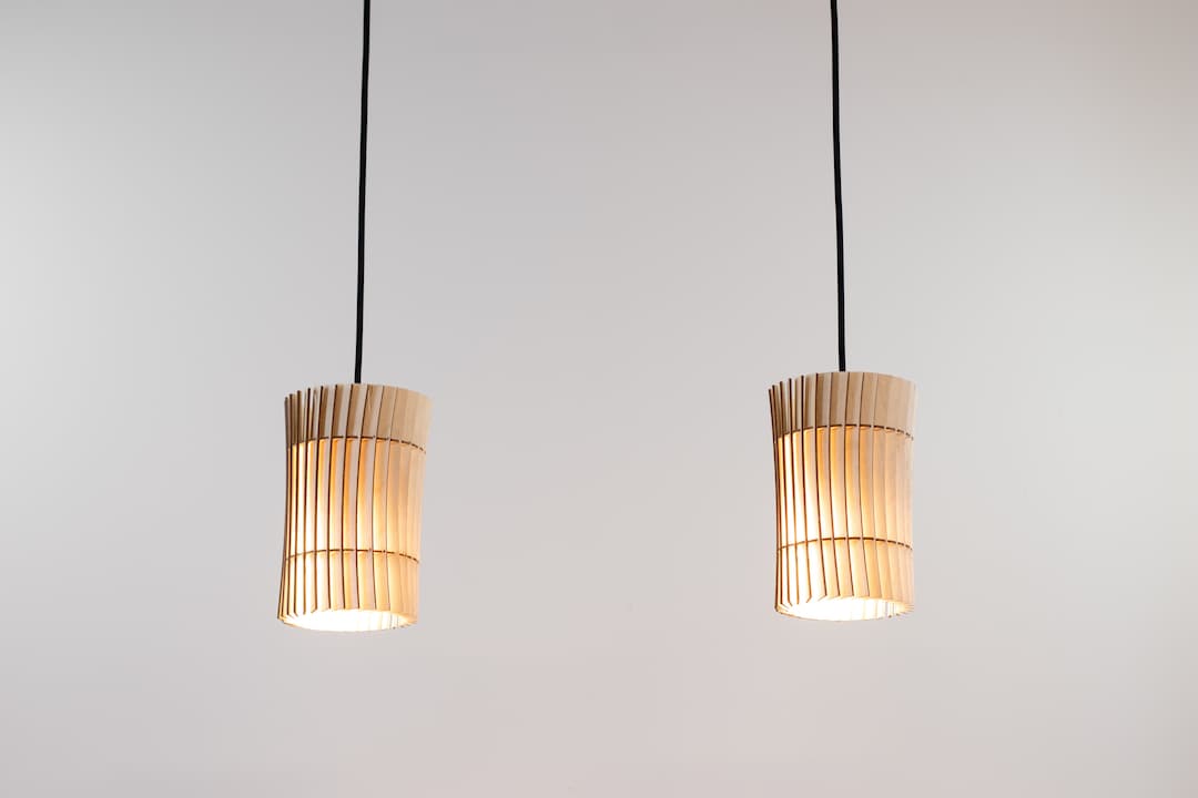 Modern Wood Pendant Light - Pendant Light , Modern Lighting , Ceiling ...