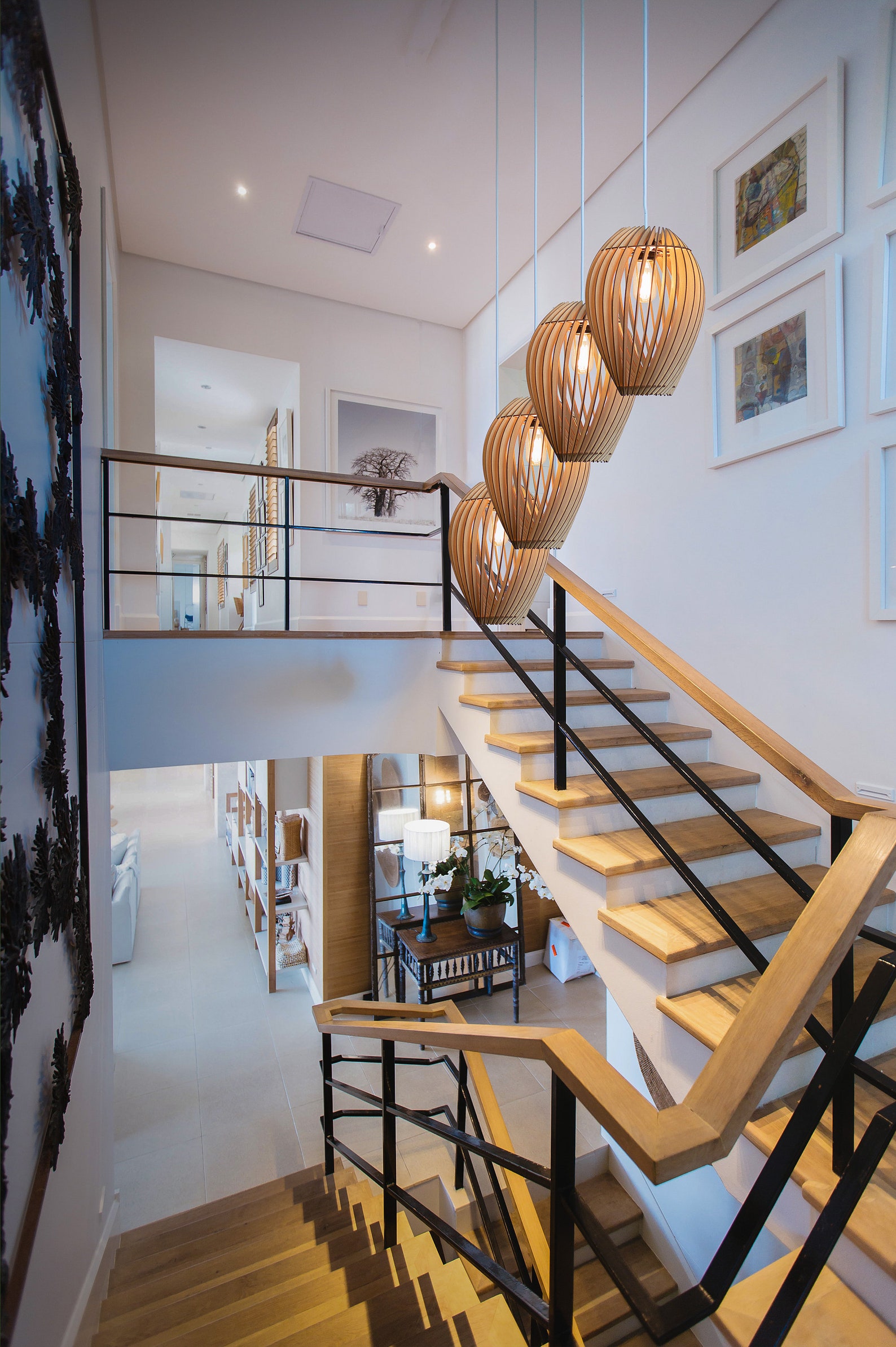 ROSE Pods-wood Pendant Light/ Hanging Light / Modern Lamp / | Etsy