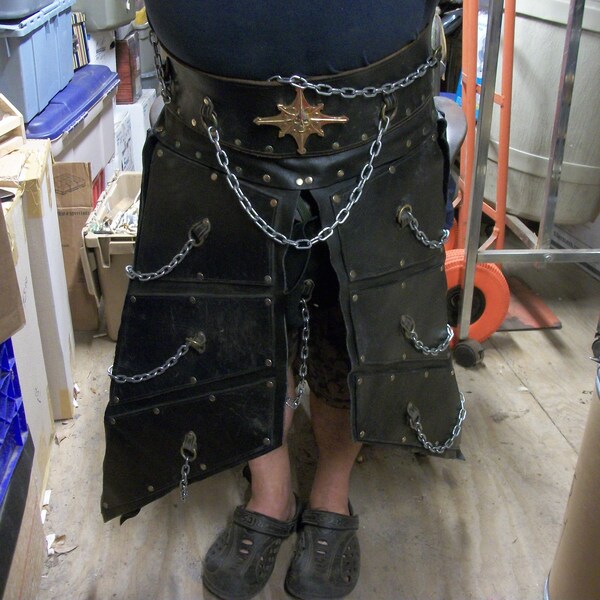 Leather Armor Kilts - Etsy