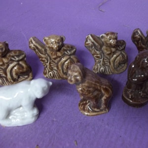 10 Red Rose Tea Wade Figures Miniatures Collectible Pottery Porcelain ...