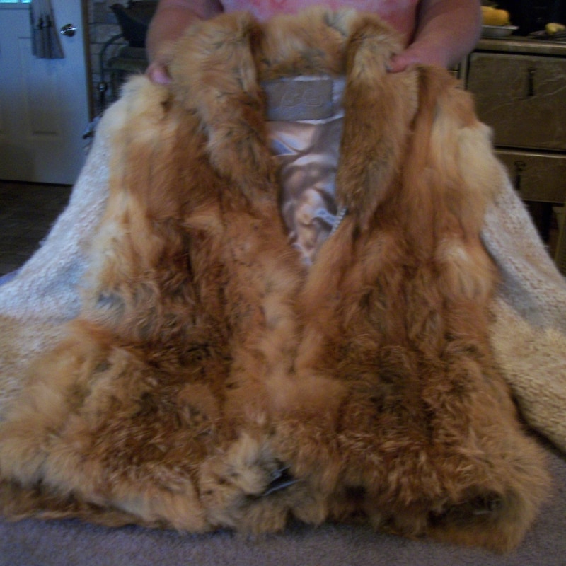Red Fox Fur Coat - Etsy