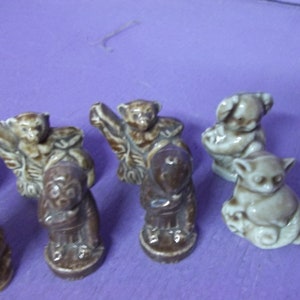 10 Red Rose Tea Wade Figures Miniatures Collectible Pottery Porcelain ...
