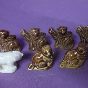 10 Red Rose Tea Wade Figures Miniatures Collectible Pottery Porcelain ...