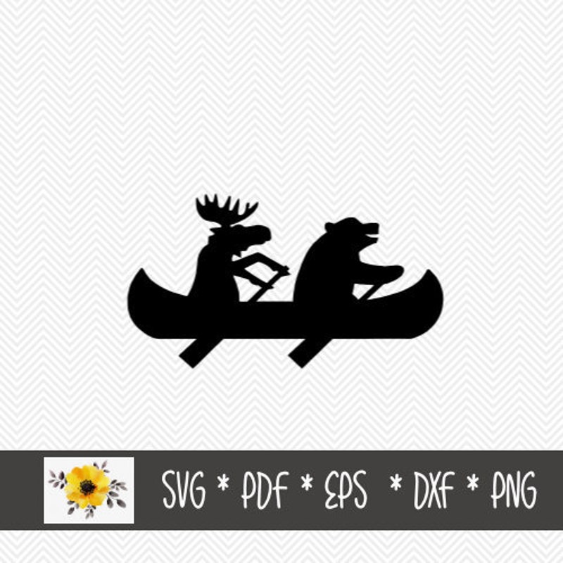 Canoe Svg - Etsy