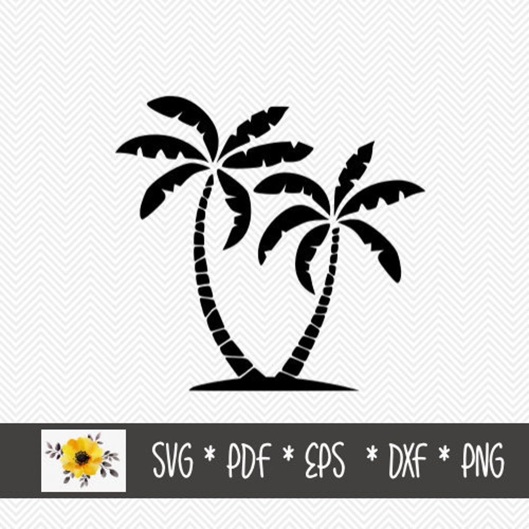 Palm Tree SVG | Silhouette Cut File | Cricut Cut File | .svg | .dxf ...