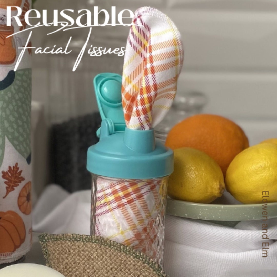 Reusable Cotton Tissues Random Print 1-2 Ply Set of 12, Cloth Napkins ...